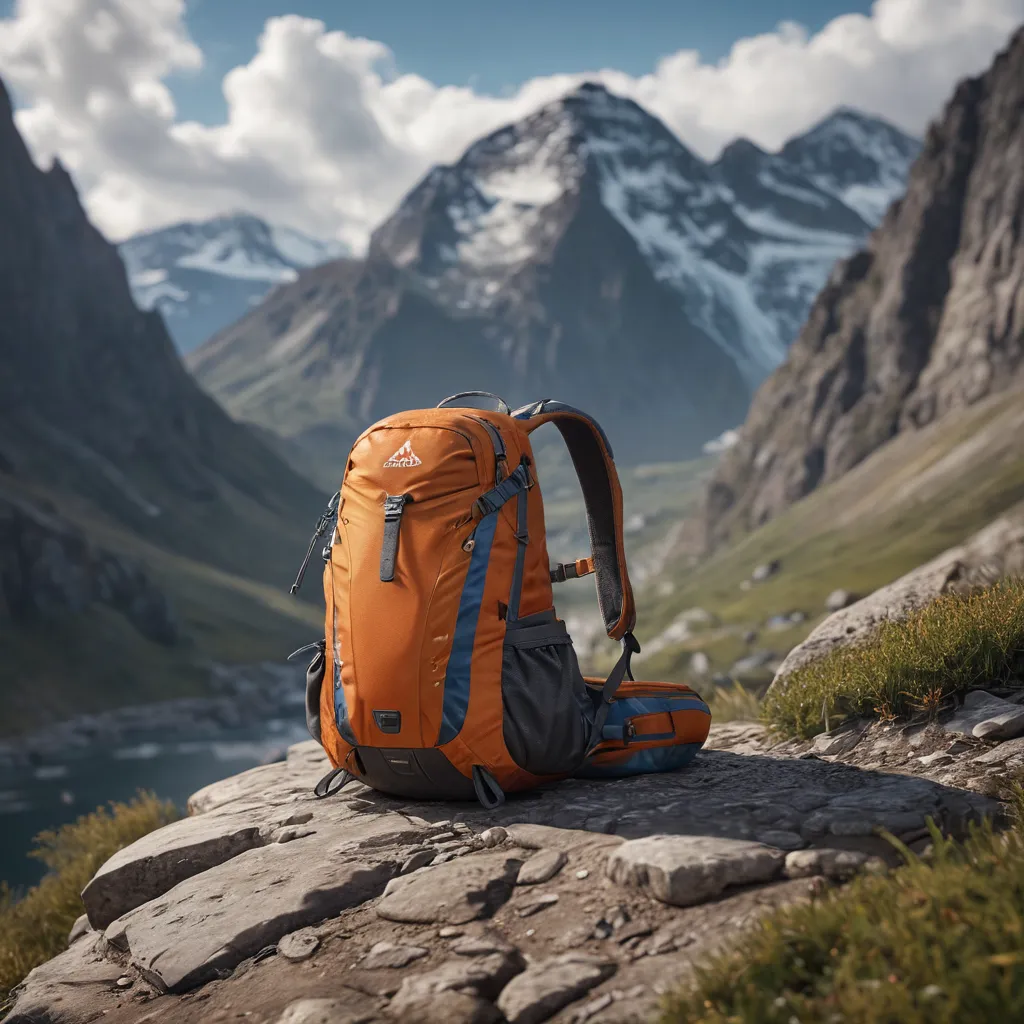 Exploring the Blue and Orange Backpack in Extreme Sports