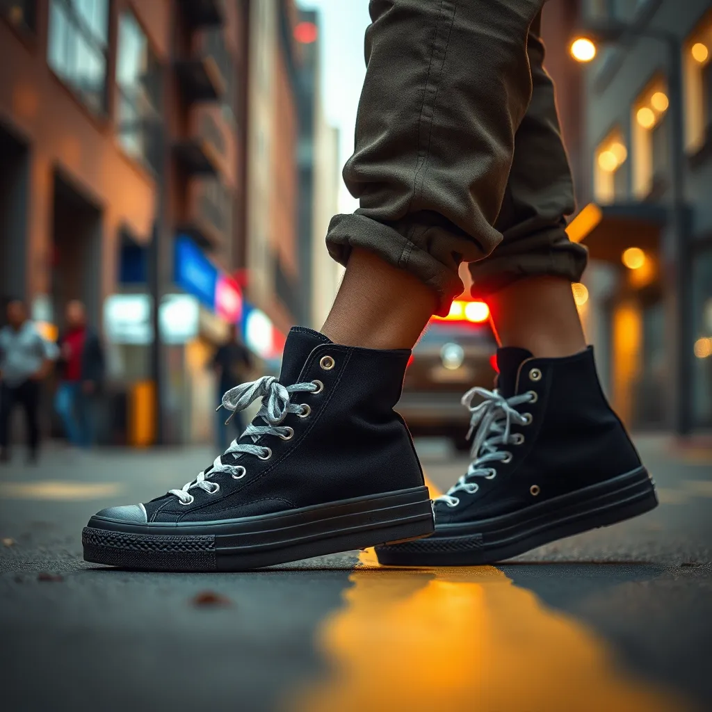 Exploring the Full Black Platform Converse Shoes
