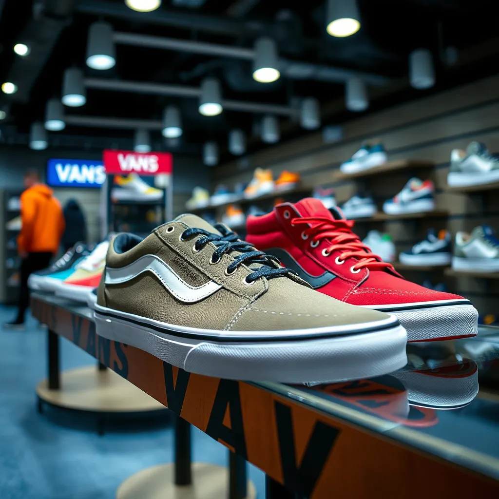 Discovering Men's Footwear at Vans Outlet Stores