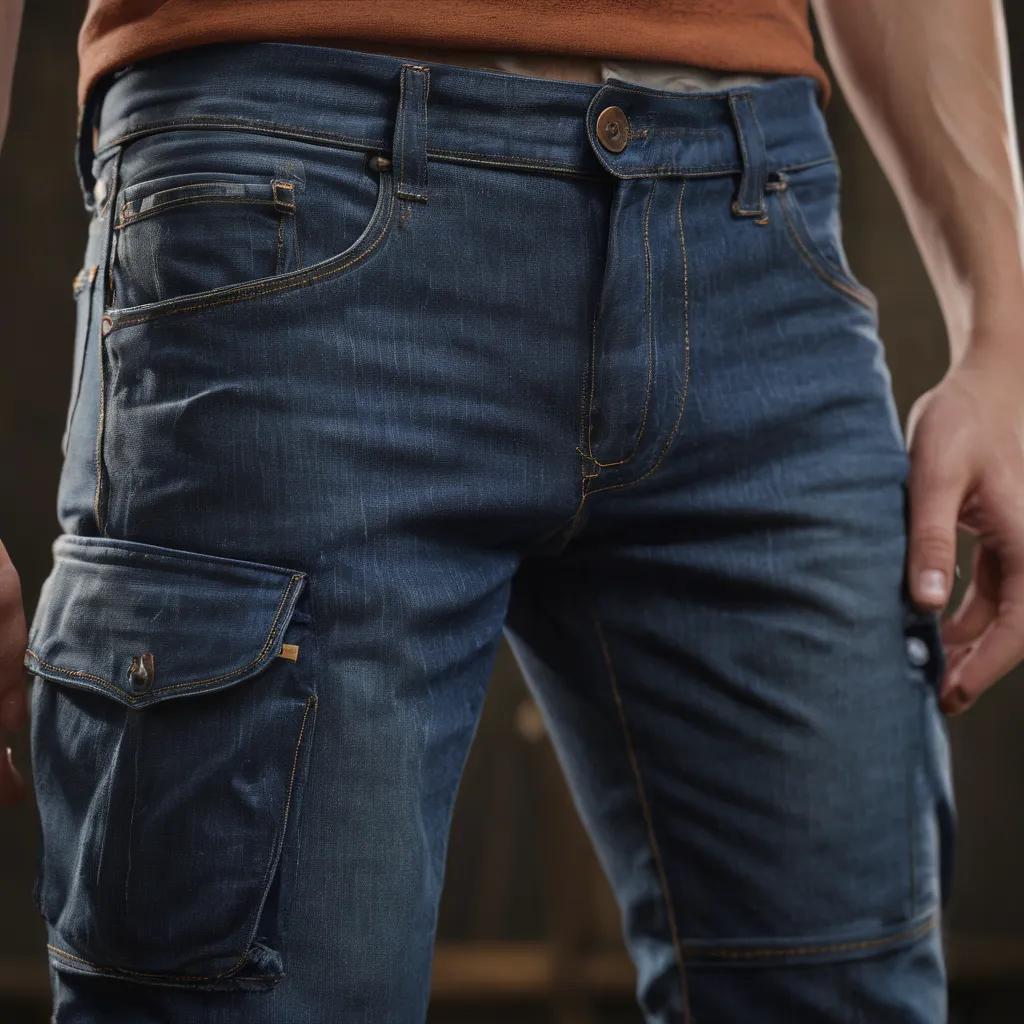 Men's Relaxed Fit Cargo Jeans: Style and Functionality