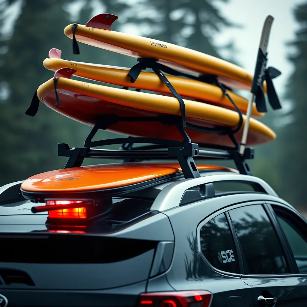 Securely Attach Your Surfboard to a Roof Rack