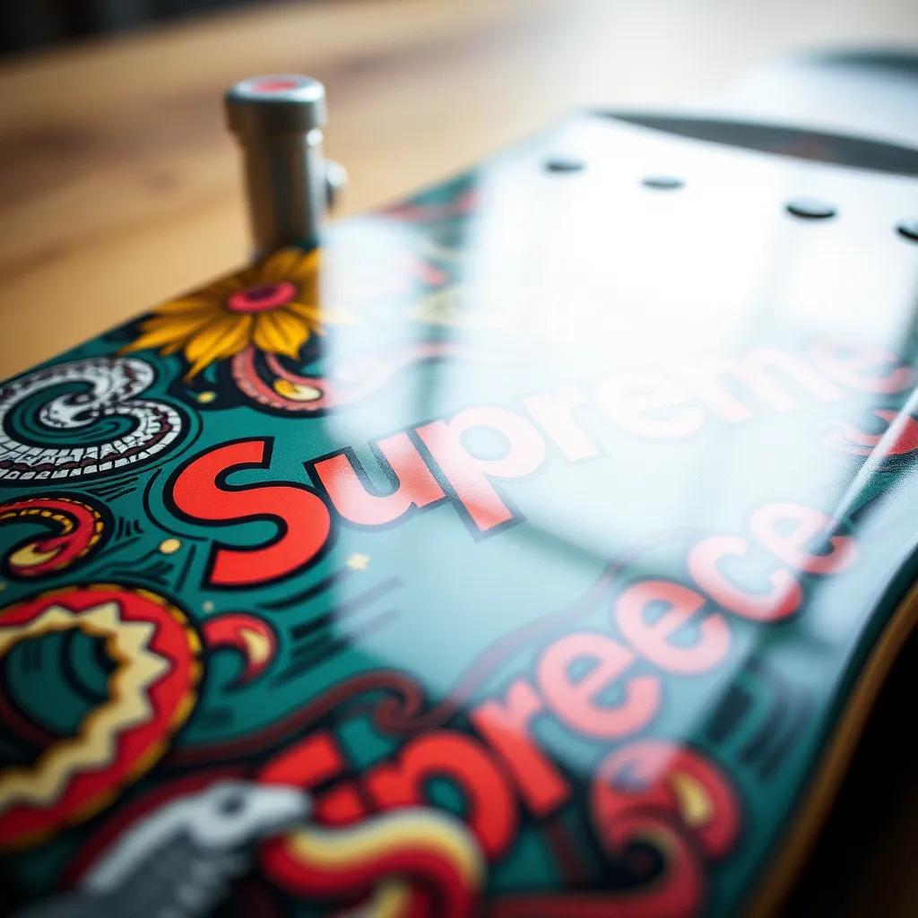 The Supreme Skateboard Deck: Craftsmanship and Culture
