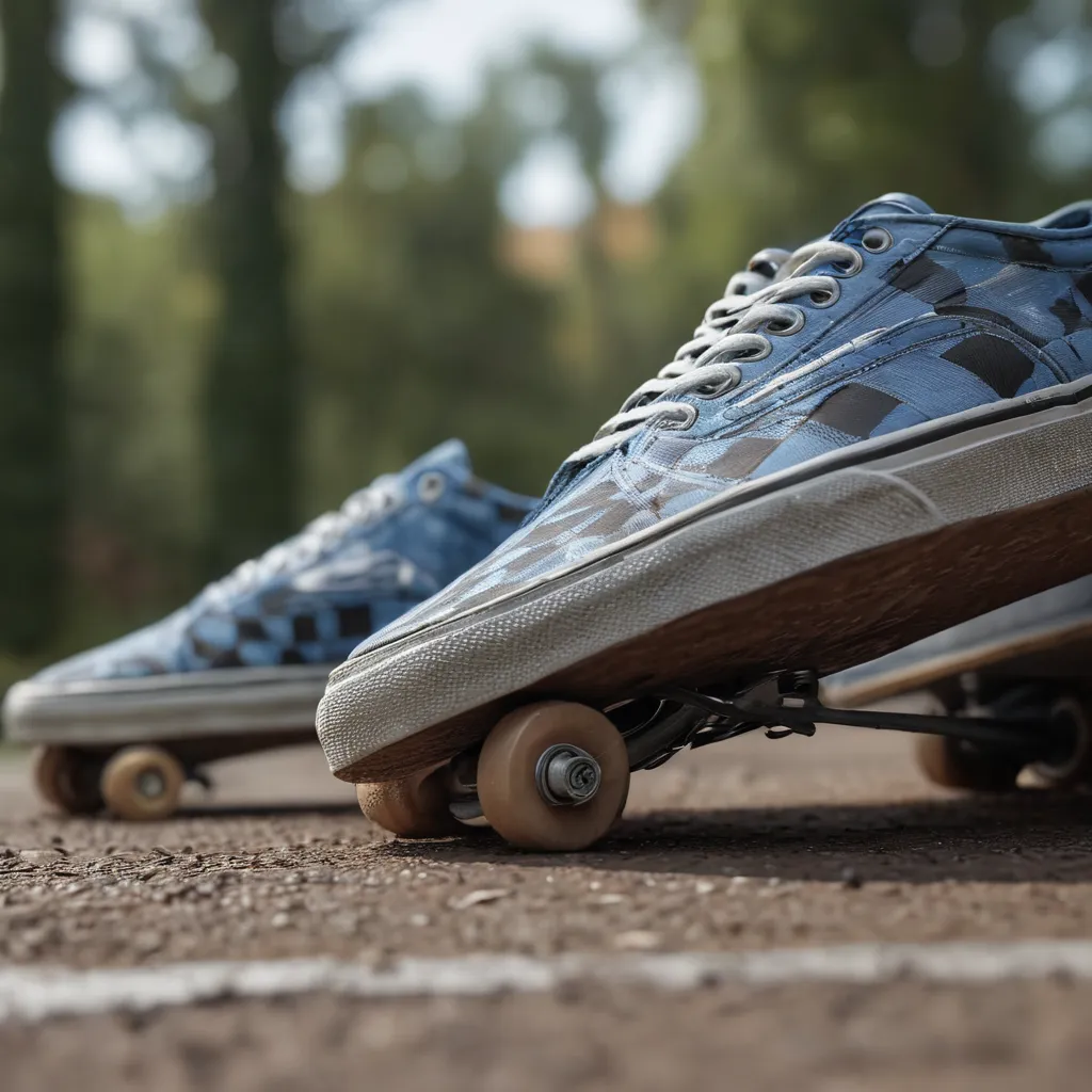 The Allure of Blue and Black Checkered Vans in Extreme Sports